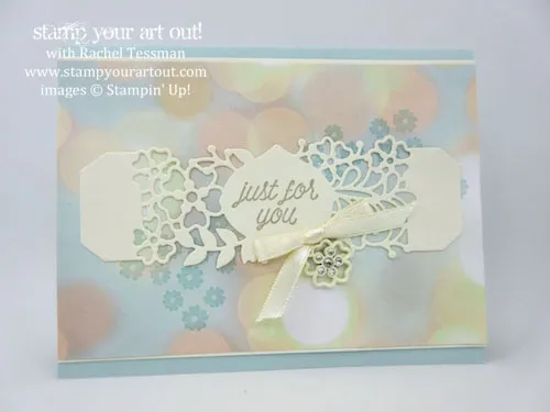 Beautiful You Off-Center Z-Fold Card & OnStage Make-n-Takes - Stamp ...