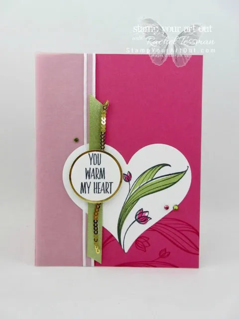 Lovely Wishes Heart Card - Stamp Your Art Out!