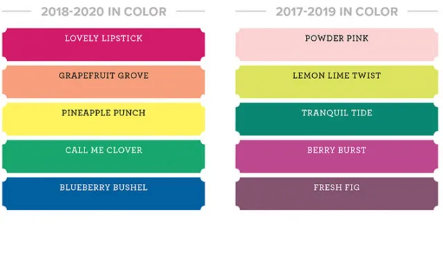 Introducing the 2018 Color Revamp - Stamp Your Art Out!