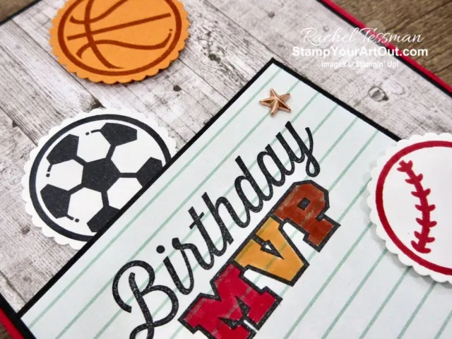Birthday MVP Card - Stamp Your Art Out!