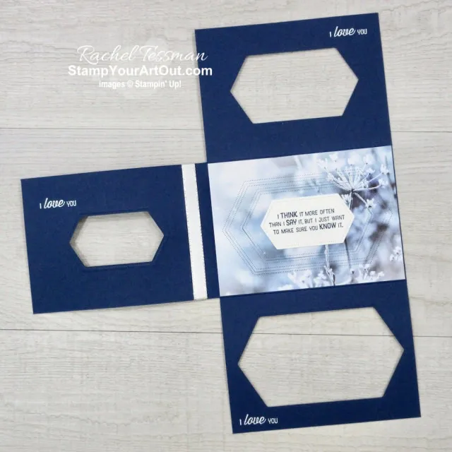 Stitched Nested Reveal Card - Stamp Your Art Out!