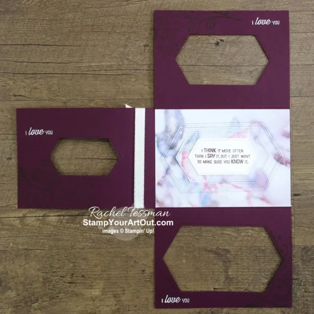 Stitched Nested Reveal Card - Stamp Your Art Out!