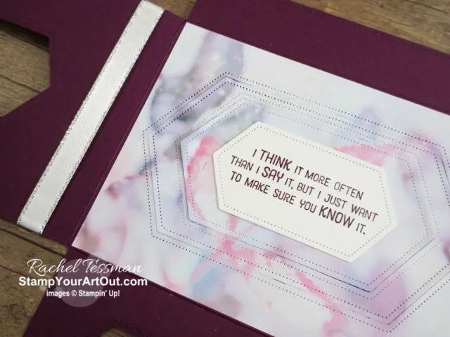 Stitched Nested Reveal Card - Stamp Your Art Out!