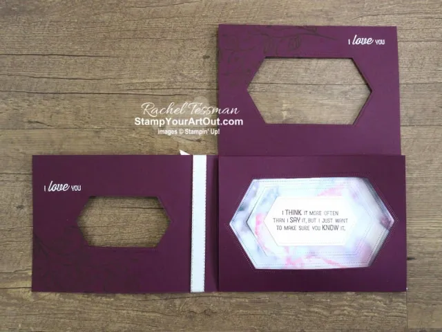 Stitched Nested Reveal Card - Stamp Your Art Out!