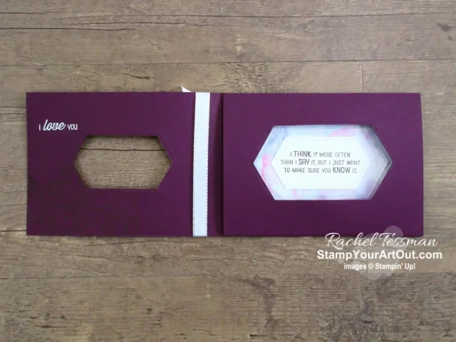 Stitched Nested Reveal Card - Stamp Your Art Out!