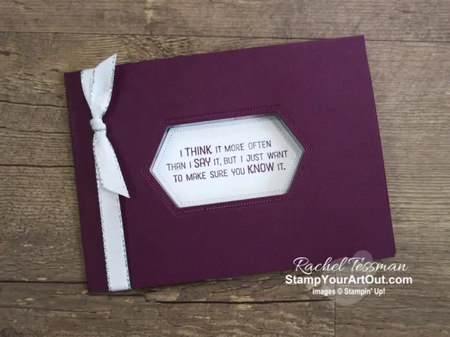 Stitched Nested Reveal Card - Stamp Your Art Out!