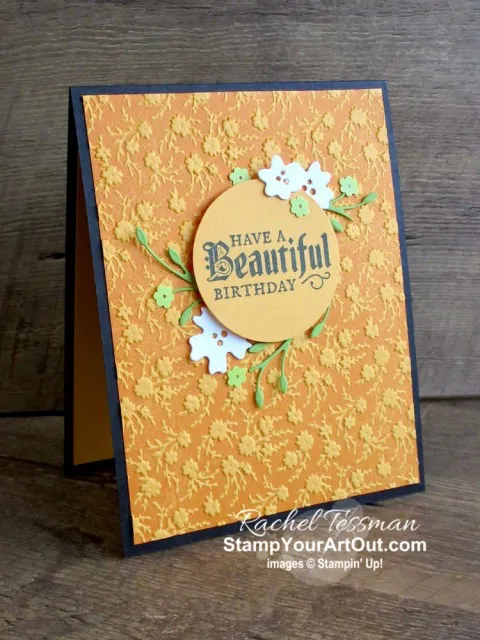 Ornate Floral Impressed Color - Stamp Your Art Out!