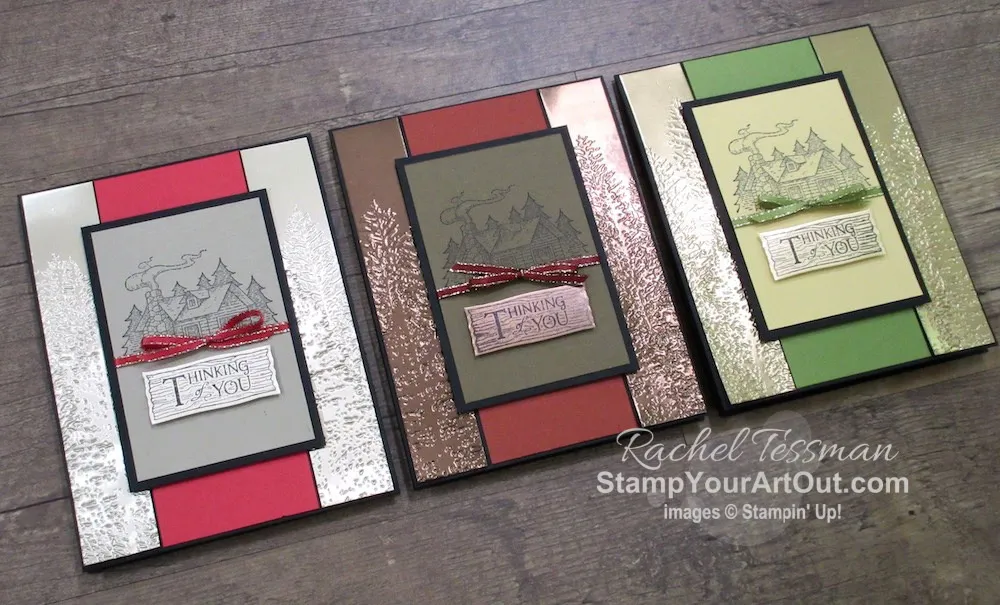 Rustic Retreat meets Brushed Metallic - Stamp Your Art Out!