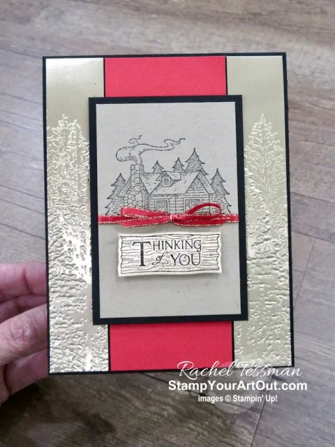 Rustic Retreat meets Brushed Metallic - Stamp Your Art Out!