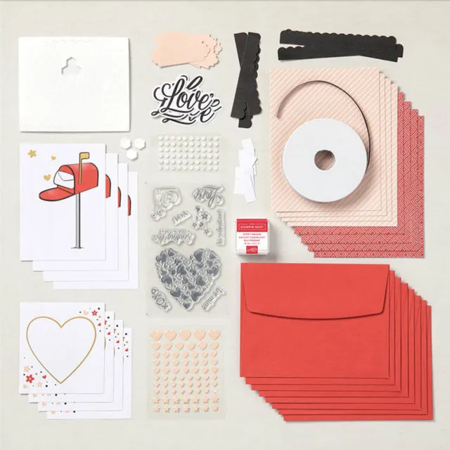 January 2021 Sending Hearts PP Kit Alternate Ideas - Stamp Your Art Out!