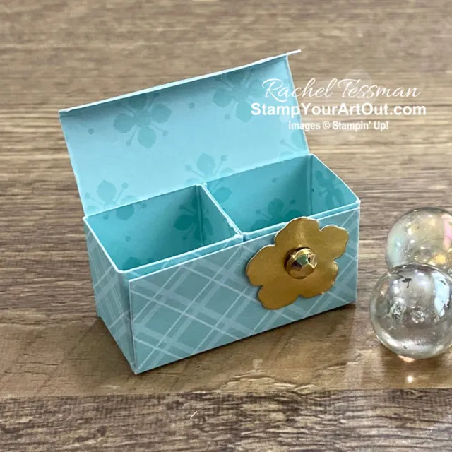 The Miniature 2-Compartment Box - Stamp Your Art Out!