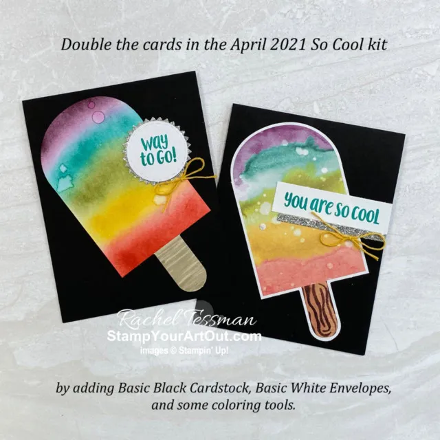 April 2021 So Cool PP Kit Alternate Ideas - Stamp Your Art Out!