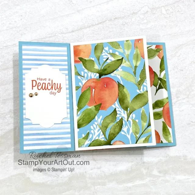 Six-Panel Pinwheel Tower Card - Stamp Your Art Out!