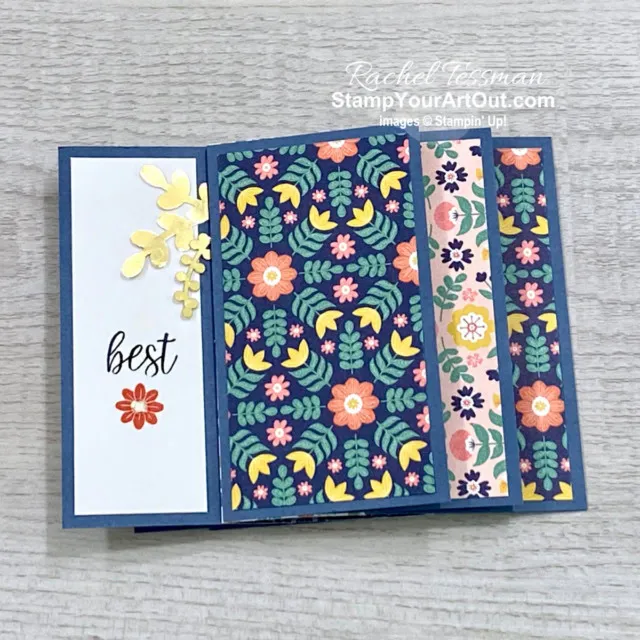 Six-Panel Pinwheel Tower Card - Stamp Your Art Out!