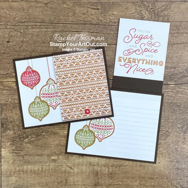 42 Holiday Cards from one Gingerbread & Peppermint Memories & - Stamp ...