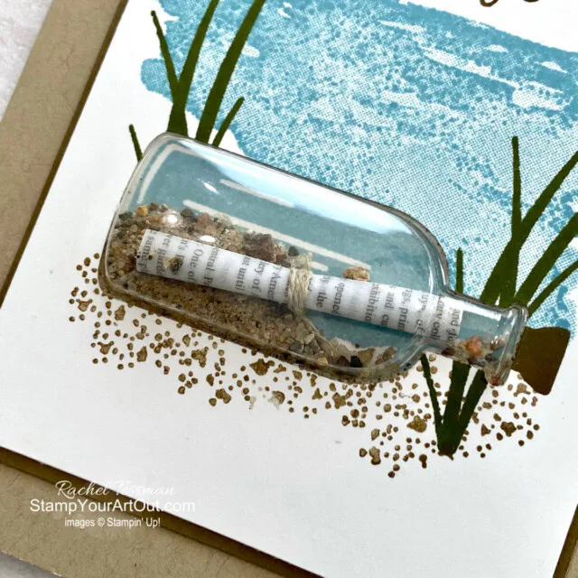 Message in a Bottle Card - Stamp Your Art Out!