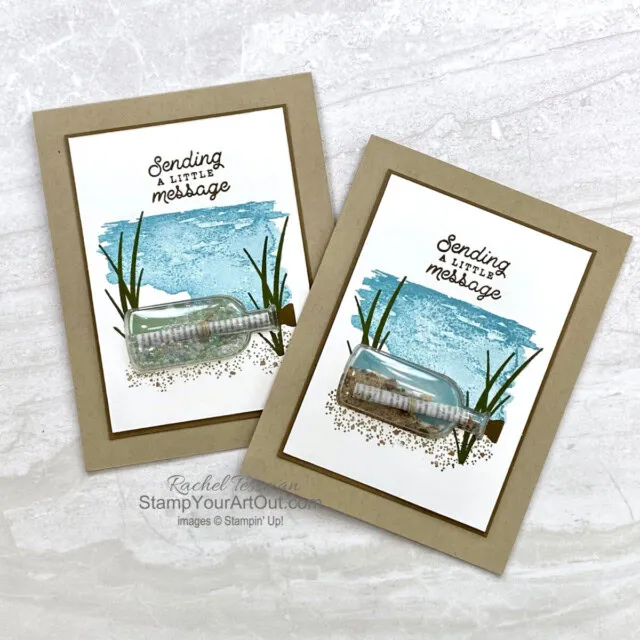 Message in a Bottle Card - Stamp Your Art Out!