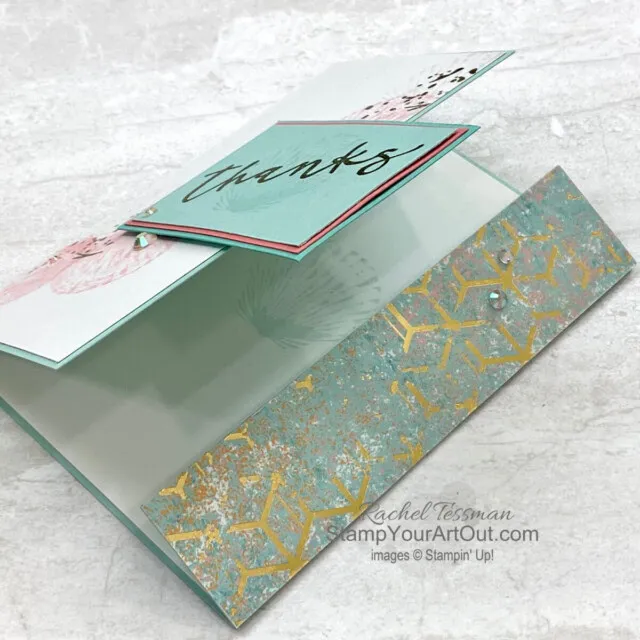 Splendid Thoughts Magnetic Closure Card - Stamp Your Art Out!