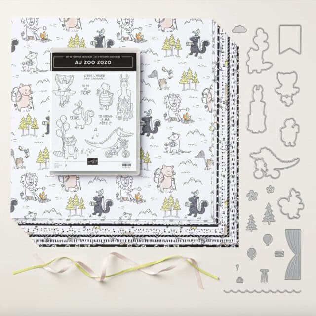 Three More Zoo Crew Mini Stretch Cards - Stamp Your Art Out!