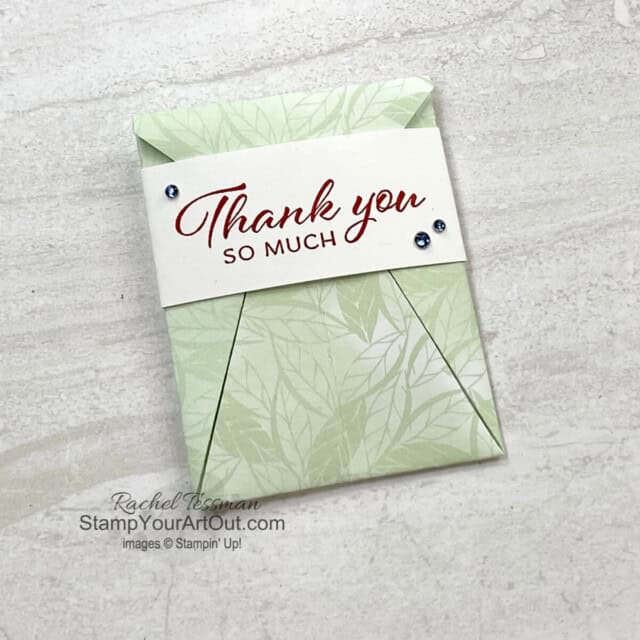Easy Designer Paper Pouches for Cards & Gifts - Stamp Your Art Out!