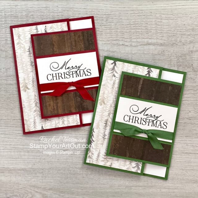 One Horse Open Sleigh Joy Fold Scenery Cards - Stamp Your Art Out!