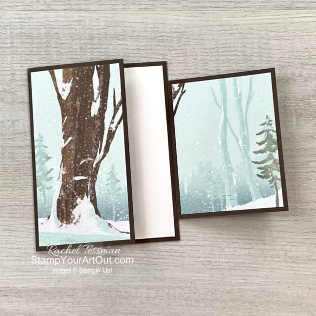 One Horse Open Sleigh Joy Fold Scenery Cards - Stamp Your Art Out!