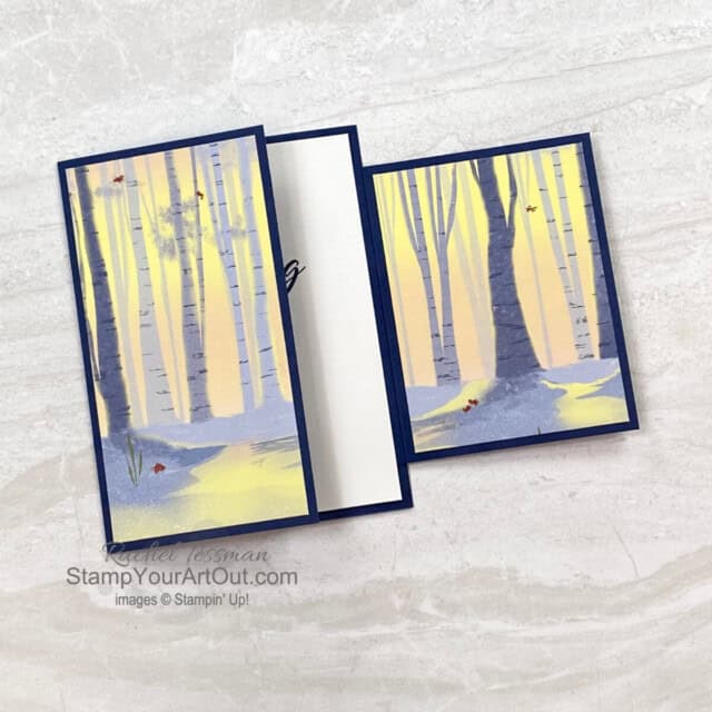 One Horse Open Sleigh Joy Fold Scenery Cards - Stamp Your Art Out!