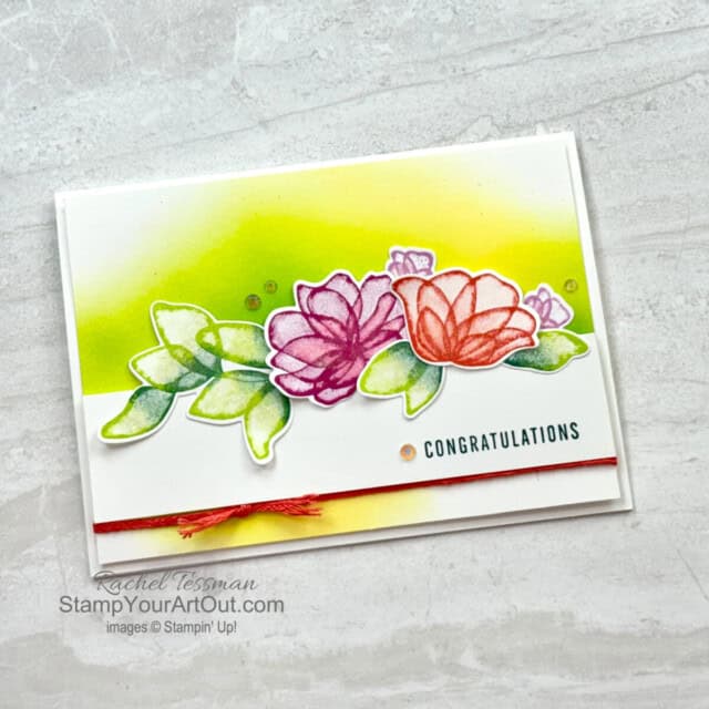Translucent Floral: Blending Inks & DIY Envelope - Stamp Your Art Out!