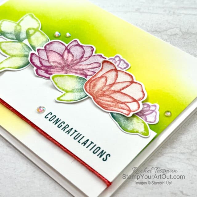 Translucent Floral: Blending Inks & DIY Envelope - Stamp Your Art Out!