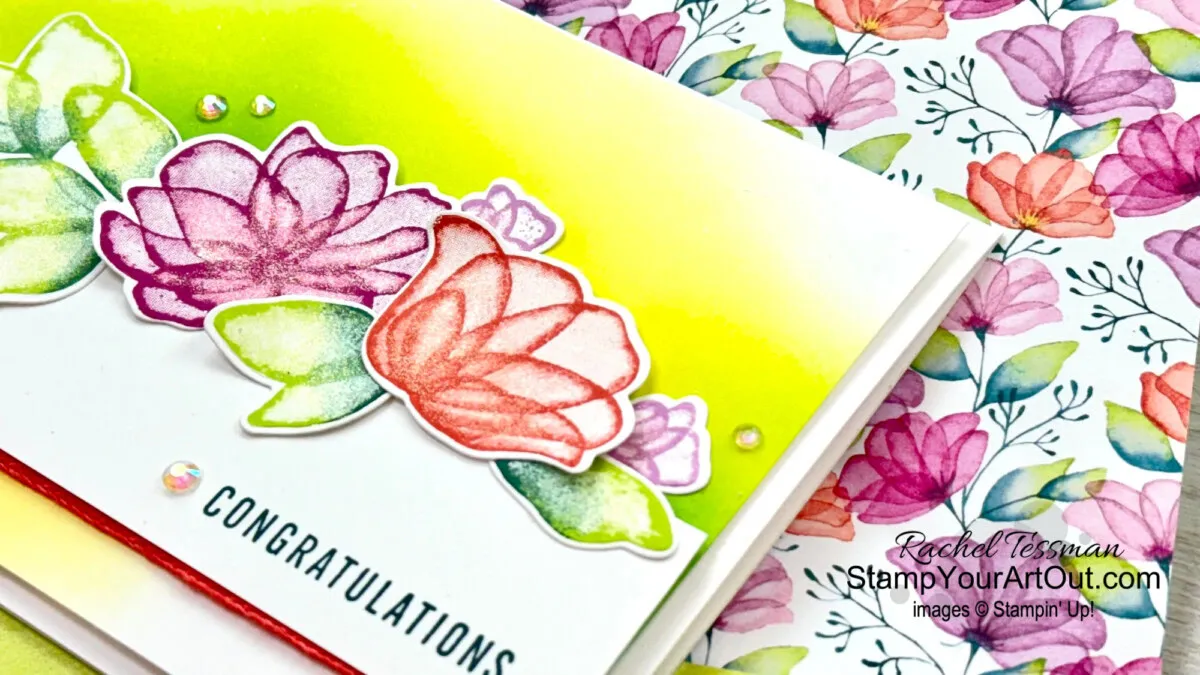 Translucent Floral: Blending Inks & DIY Envelope - Stamp Your Art Out!