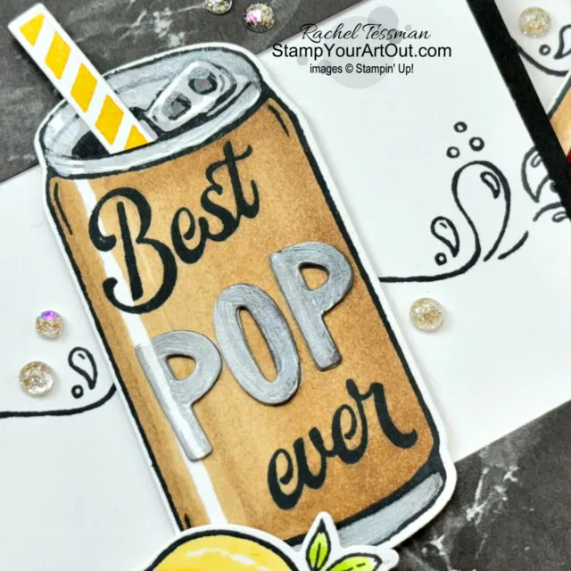 Another Simply Sparkling Soda Pop Card - Stamp Your Art Out!