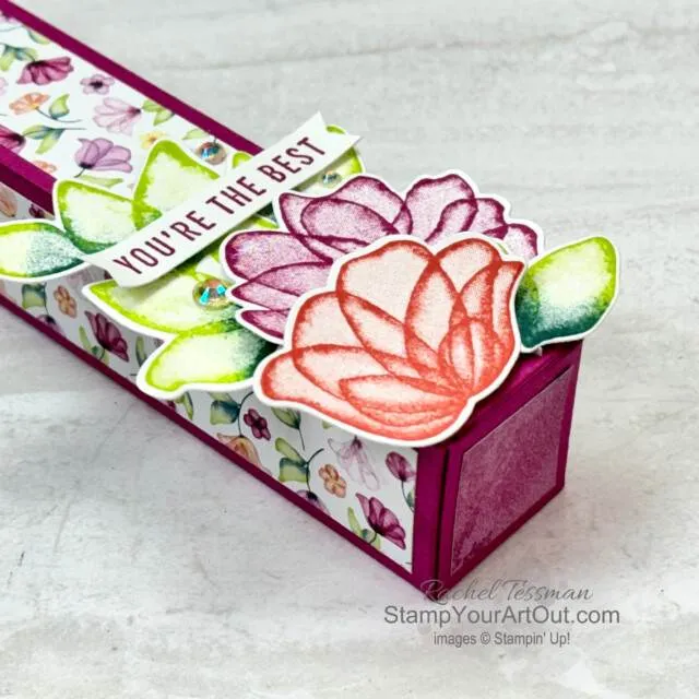 Translucent Floral Treat/Gift Box - Stamp Your Art Out!