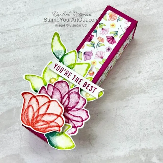 Translucent Floral Treat/Gift Box - Stamp Your Art Out!