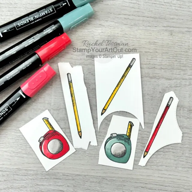 Three Trusty Tools Cards - Stamp Your Art Out!