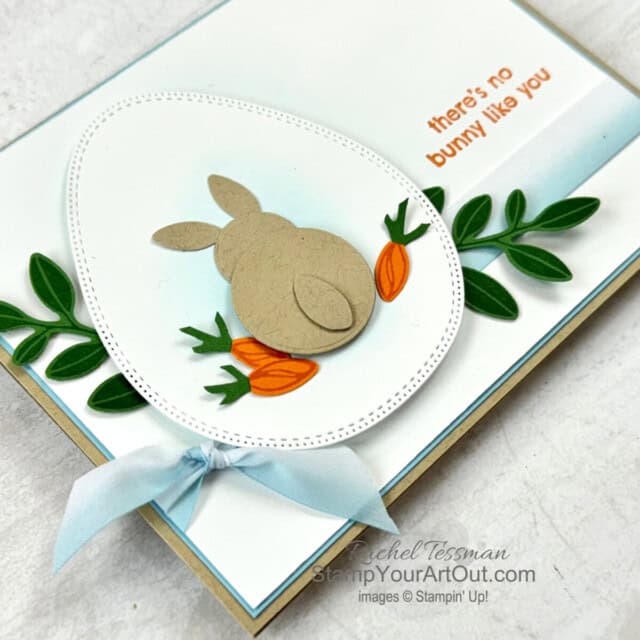 An Eggcellent Idea with Layering Leaves - Stamp Your Art Out!