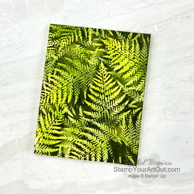 More Blackout Embossing With Fern 3D Embossing Folder - Stamp Your Art Out!