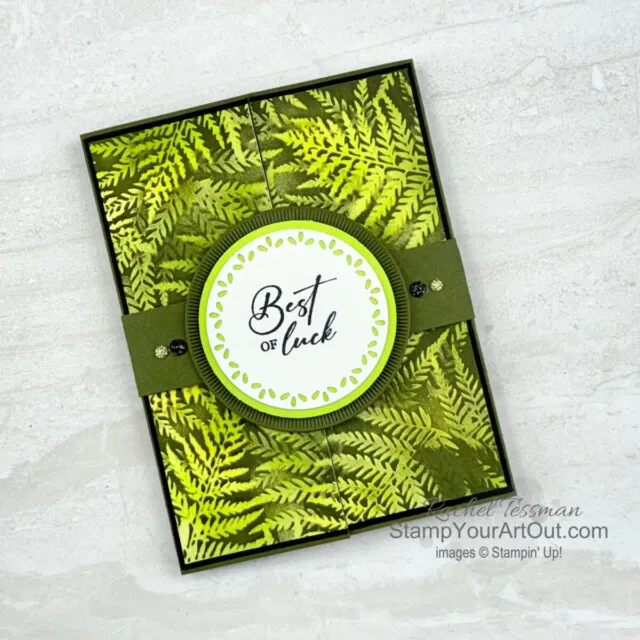 More Blackout Embossing With Fern 3D Embossing Folder - Stamp Your Art Out!