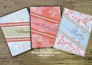 Angled Woven Threads Pocket Card - Stamp Your Art Out!