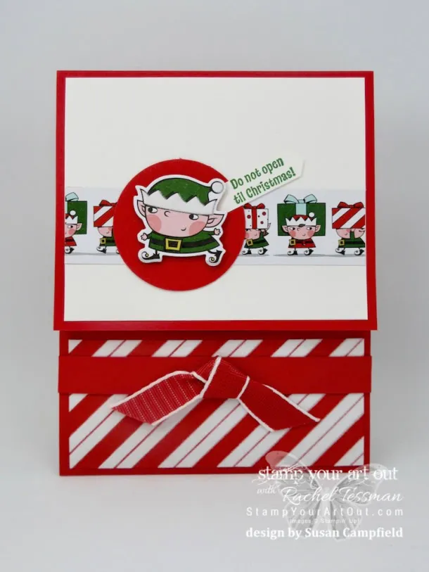 Slide Out Pocket Fun Fold Card - Stamp Your Art Out!