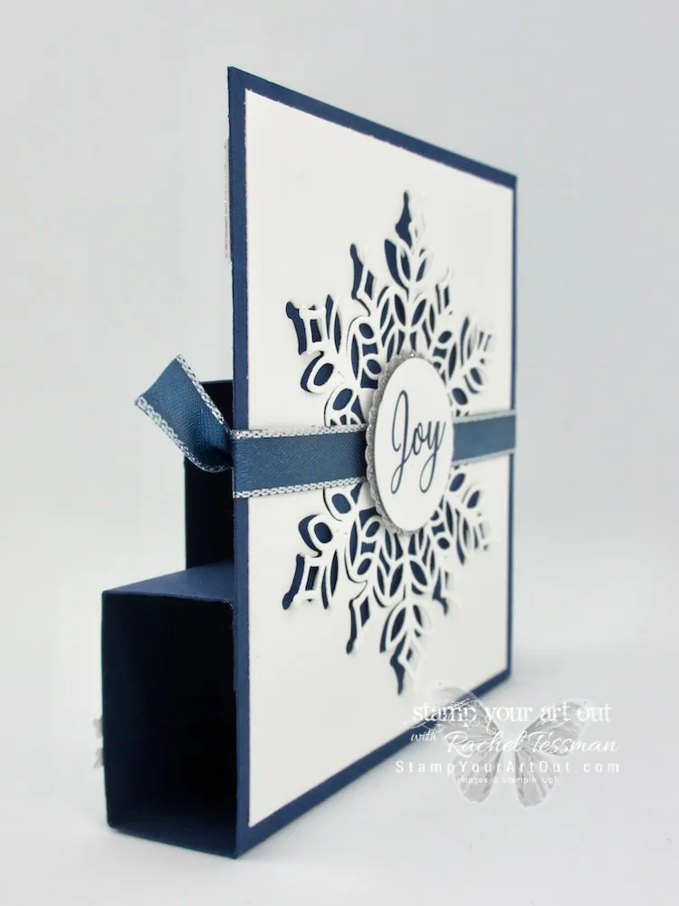 Snowflake Showcase Step Panel Card - Stamp Your Art Out!