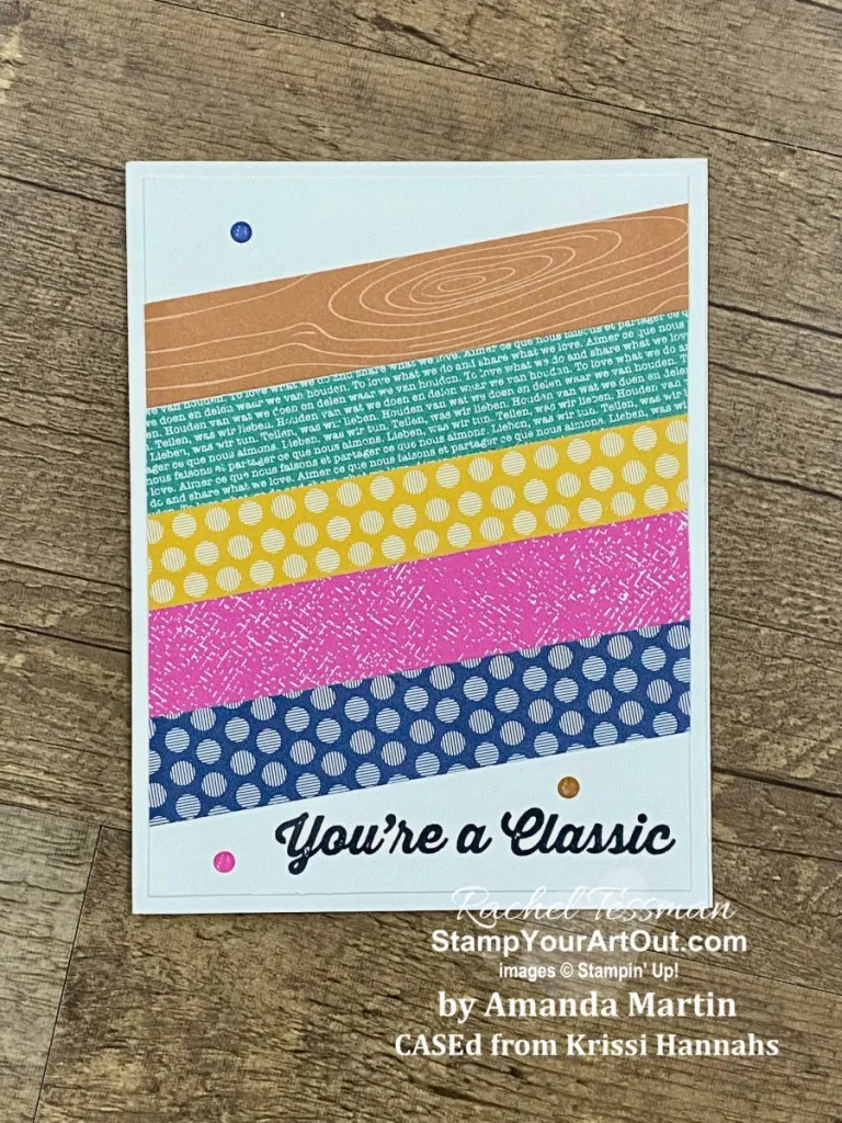 Simple Strip Ice Cream Card - Stamp Your Art Out!