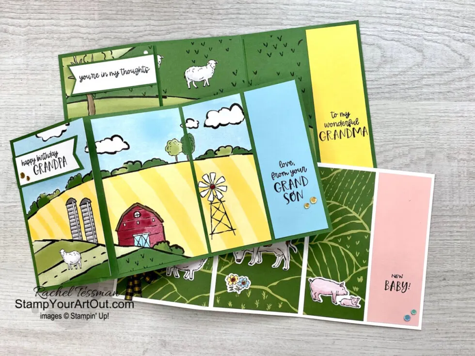 Just Another Day At The Farm - Stamp Your Art Out!