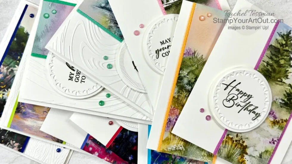 Beautiful Nature Cards With Outgoing & Incoming Colors - Stamp Your Art ...