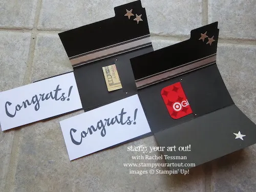 Fun Fold Graduation Card - Stamp Your Art Out!