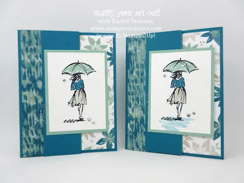 Beautiful You Off-Center Z-Fold Card & OnStage Make-n-Takes - Stamp ...