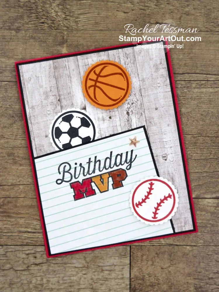 Birthday MVP Card - Stamp Your Art Out!
