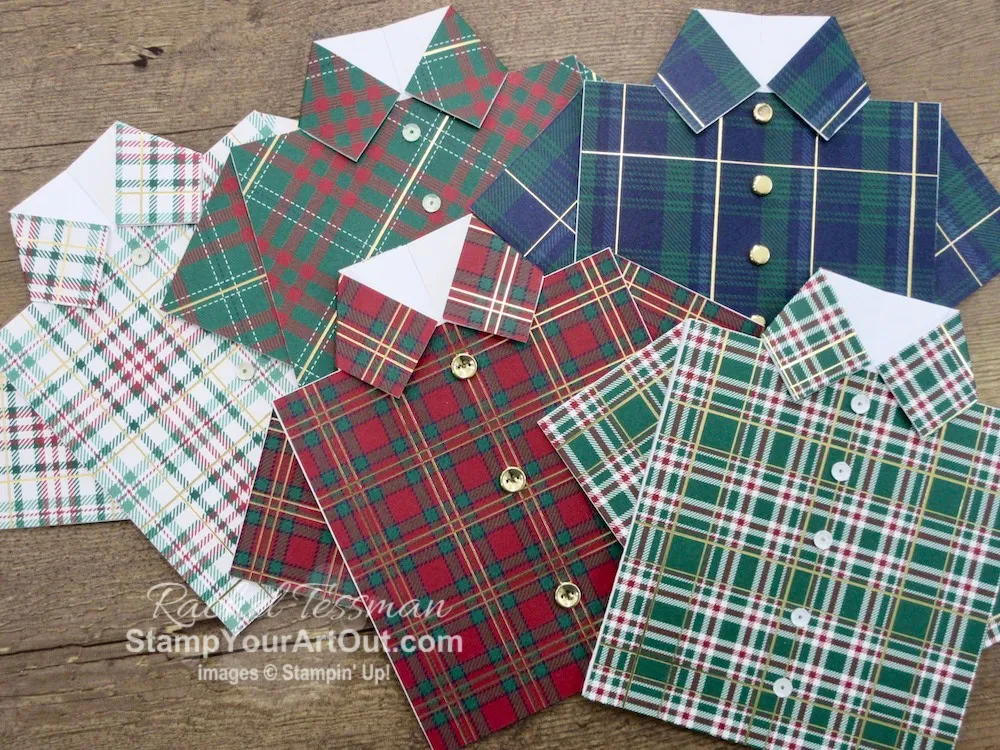 Wrapped in Plaid Shirt Card - Stamp Your Art Out!