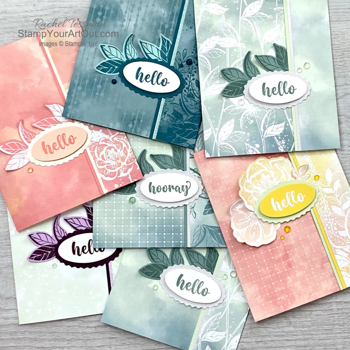 Hello, Irresistible Double-sided Designer Paper Cards - Stamp Your Art Out!
