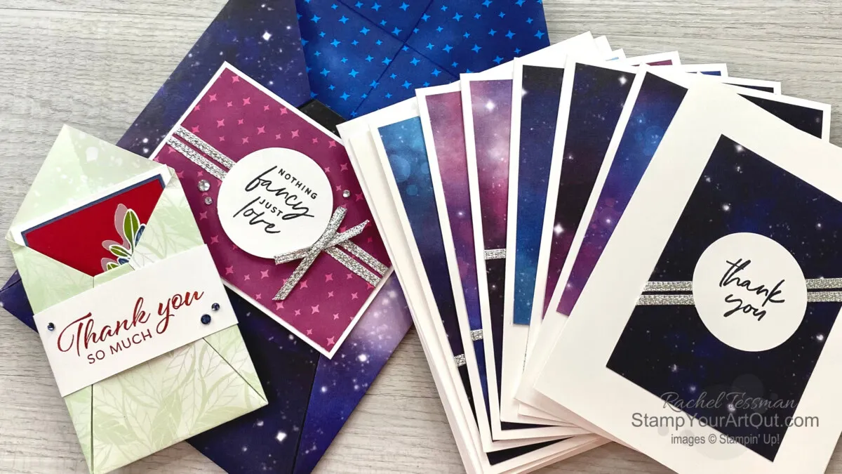 Easy Designer Paper Pouches for Cards & Gifts - Stamp Your Art Out!